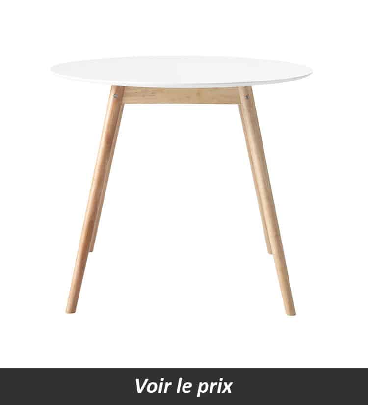 Table ronde scandinave : TOP 10 des modèles pour salle à manger