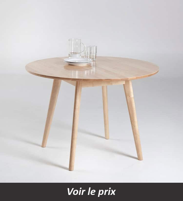 Table ronde scandinave : TOP 10 des modèles pour salle à manger