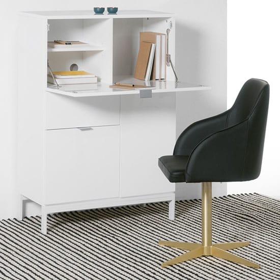 Bureau Secretaire Blanc